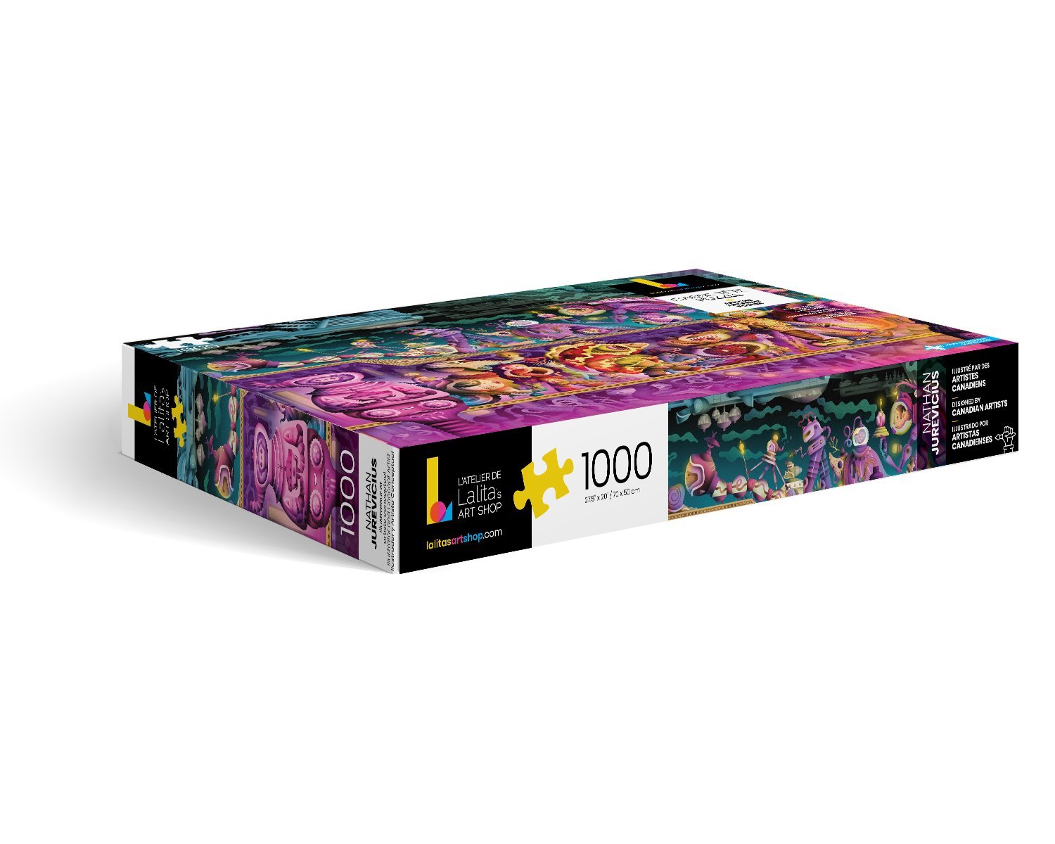1000 Pieces jigsaw puzzles illustrated by Canadian Artists – Lalita's Art Shop